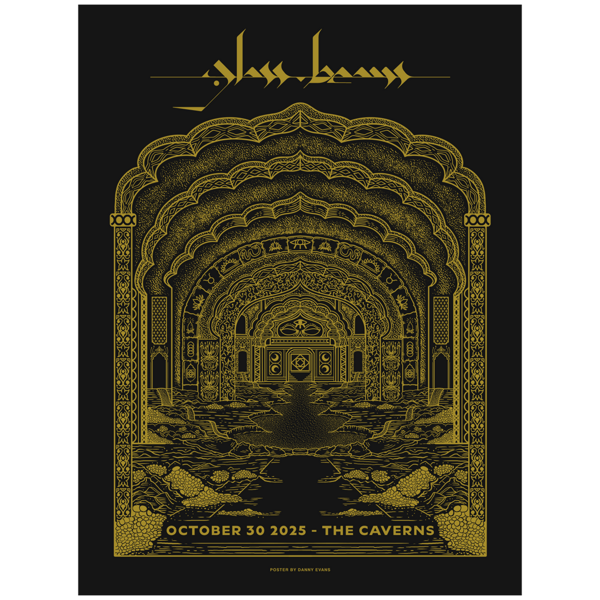 Glass Beams Caverns 2025 - Artist Variant Poster – This Old Engine